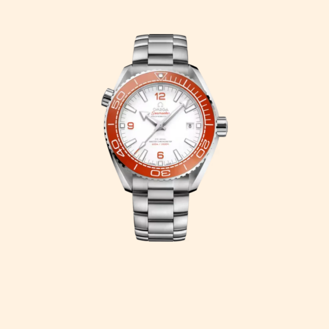 Omega Seamaster Planet Ocean 600M 43 mm Stainless Steel with White Dia ...